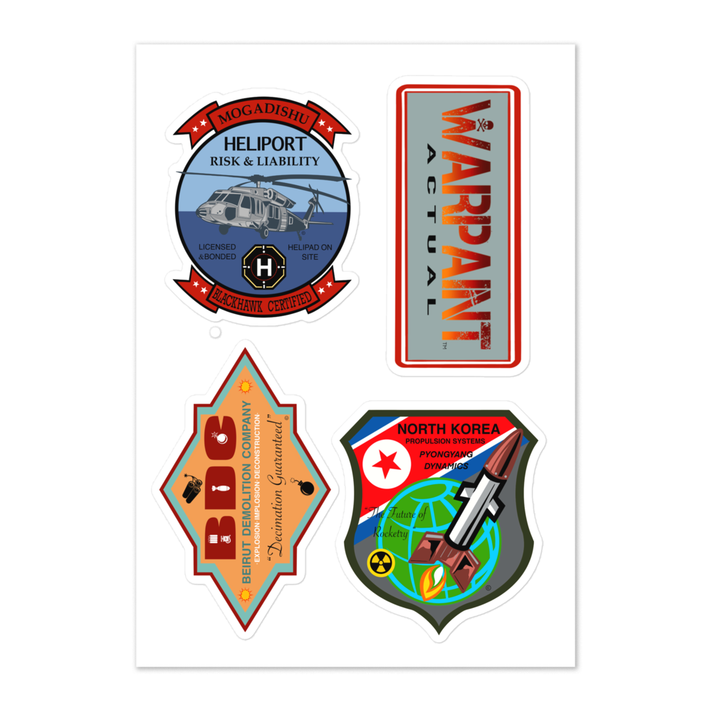 GWOT PAK 4 Sticker sheet – Warpaint Actual